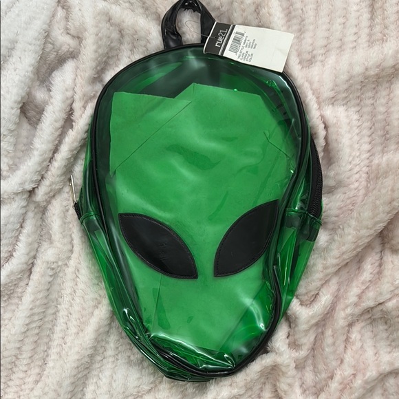 Rue21 | Bags | Green Alien Backpack | Poshmark
